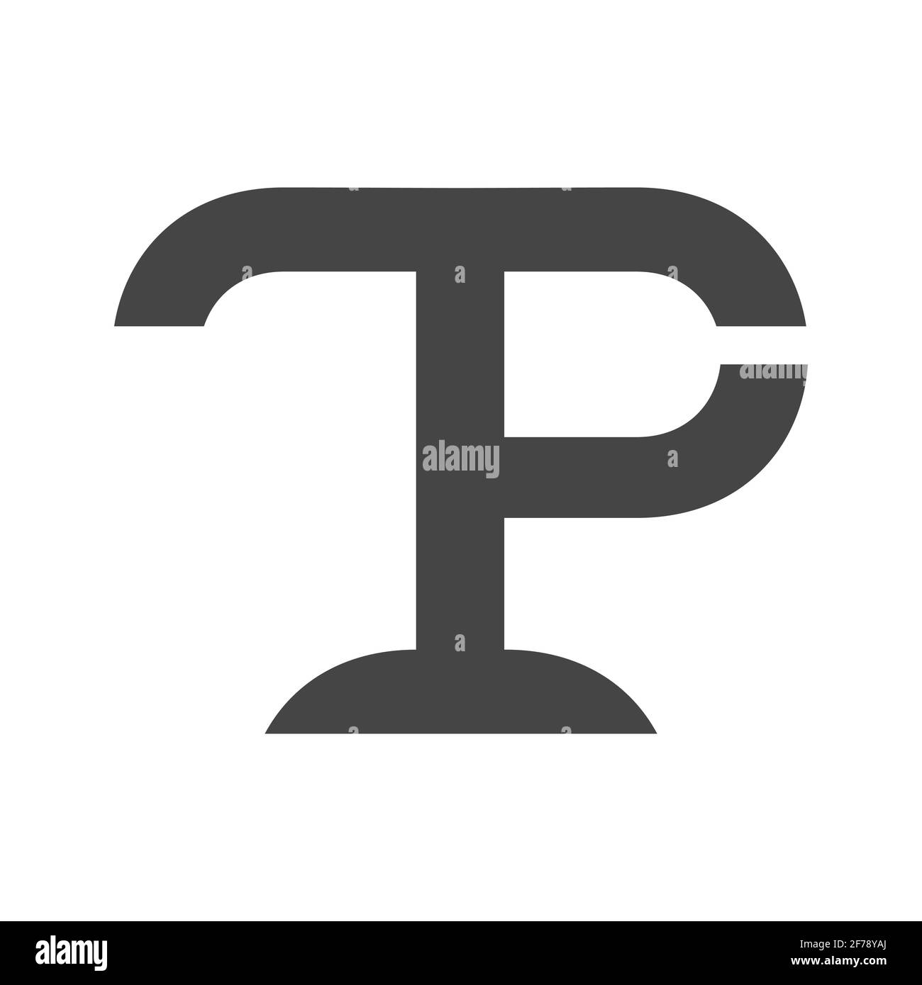 Initial tp letter logo vector template design. Creative abstract letter ...