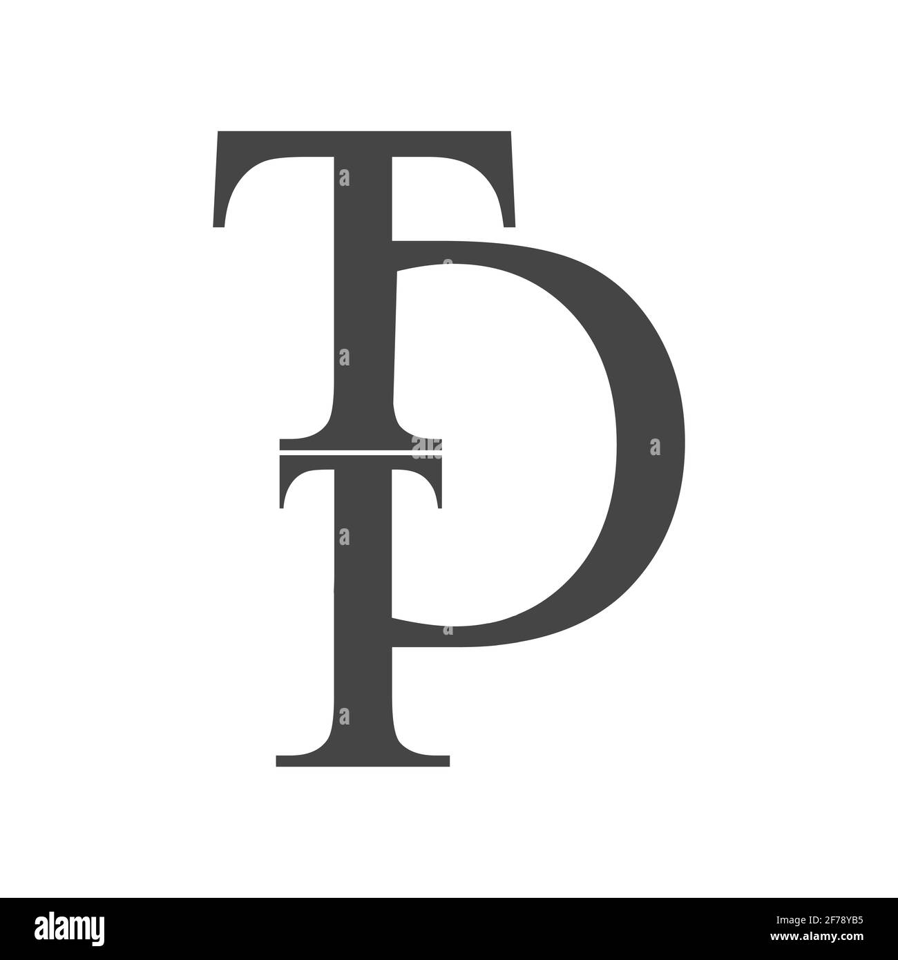 Initial tp letter logo vector template design. Creative abstract letter ...