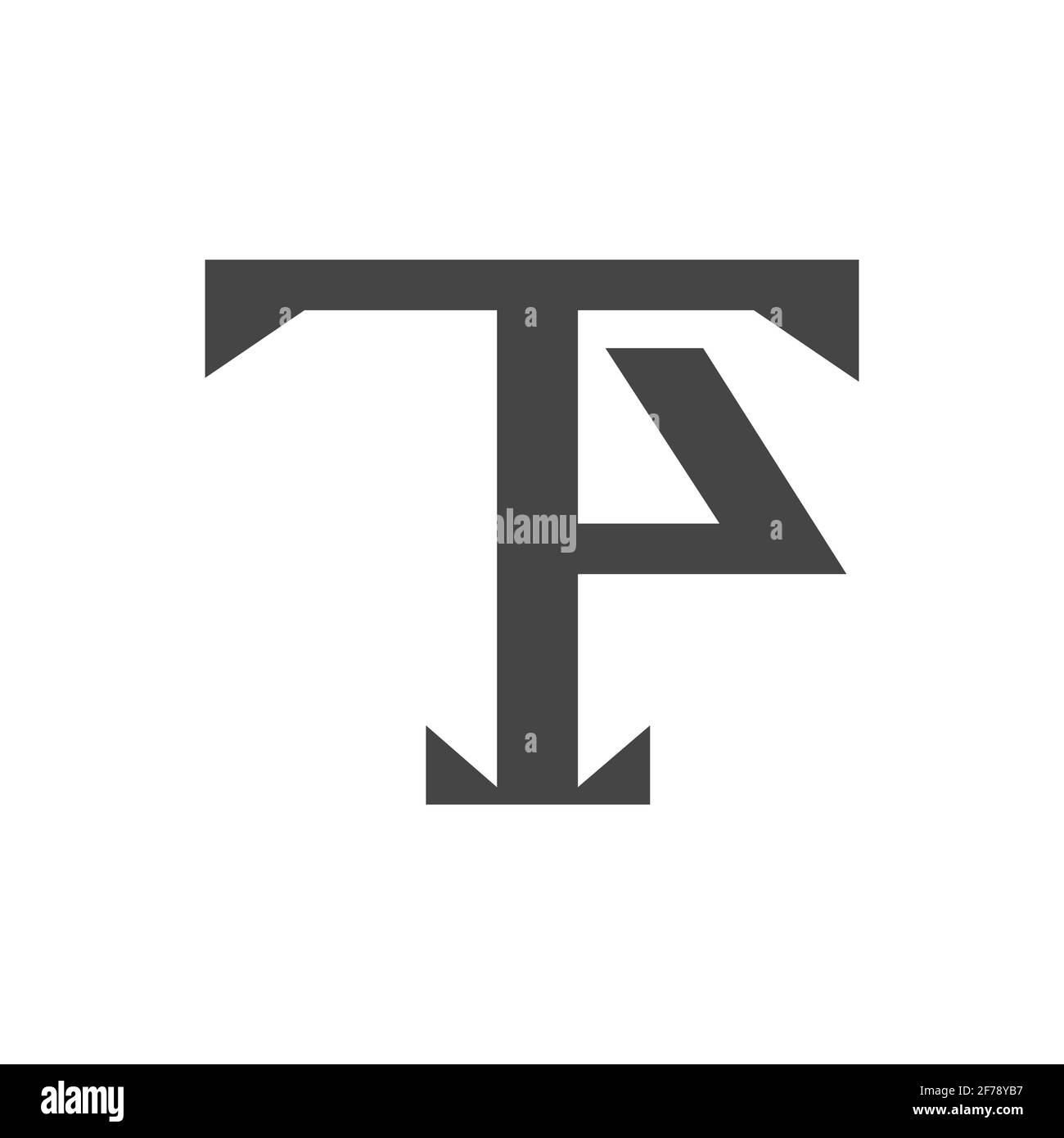 Initial tp letter logo vector template design. Creative abstract letter ...