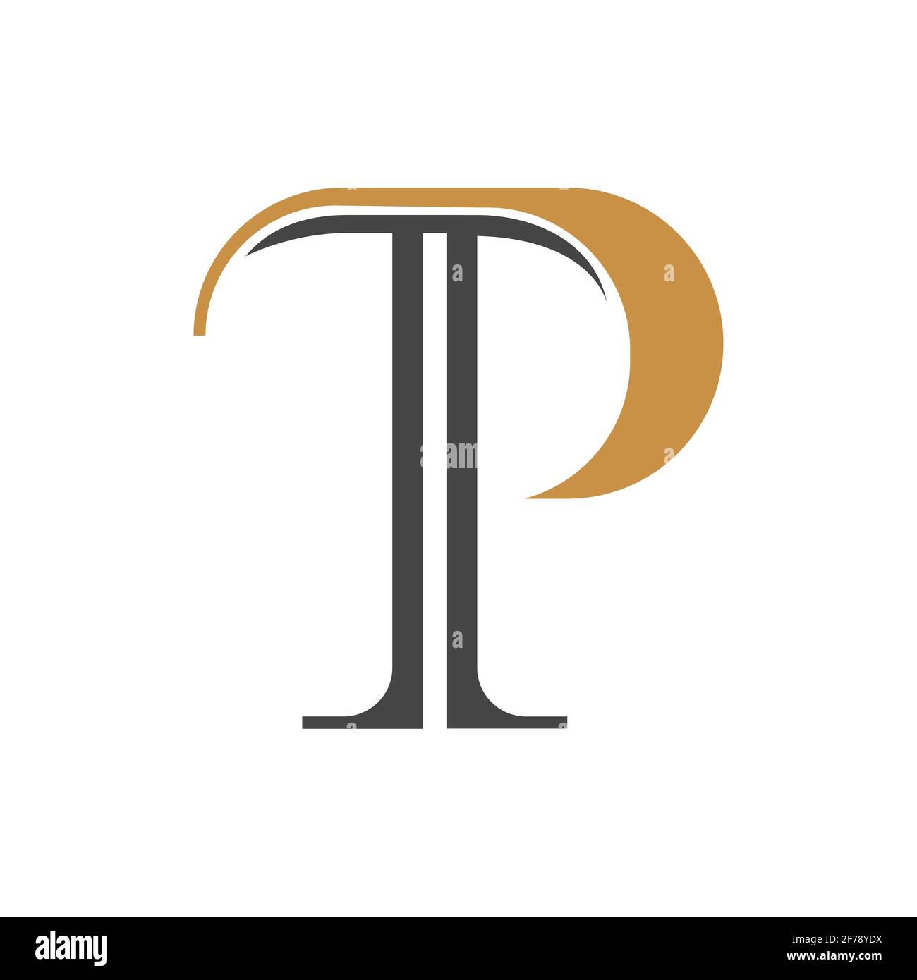 Initial tp letter logo vector template design. Creative abstract letter pt logo design. Linked ...