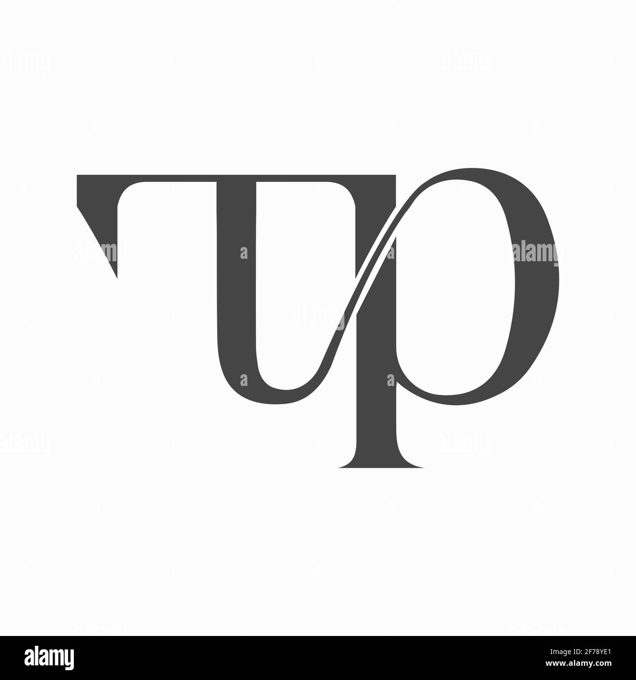 Initial tp letter logo vector template design. Creative abstract letter ...