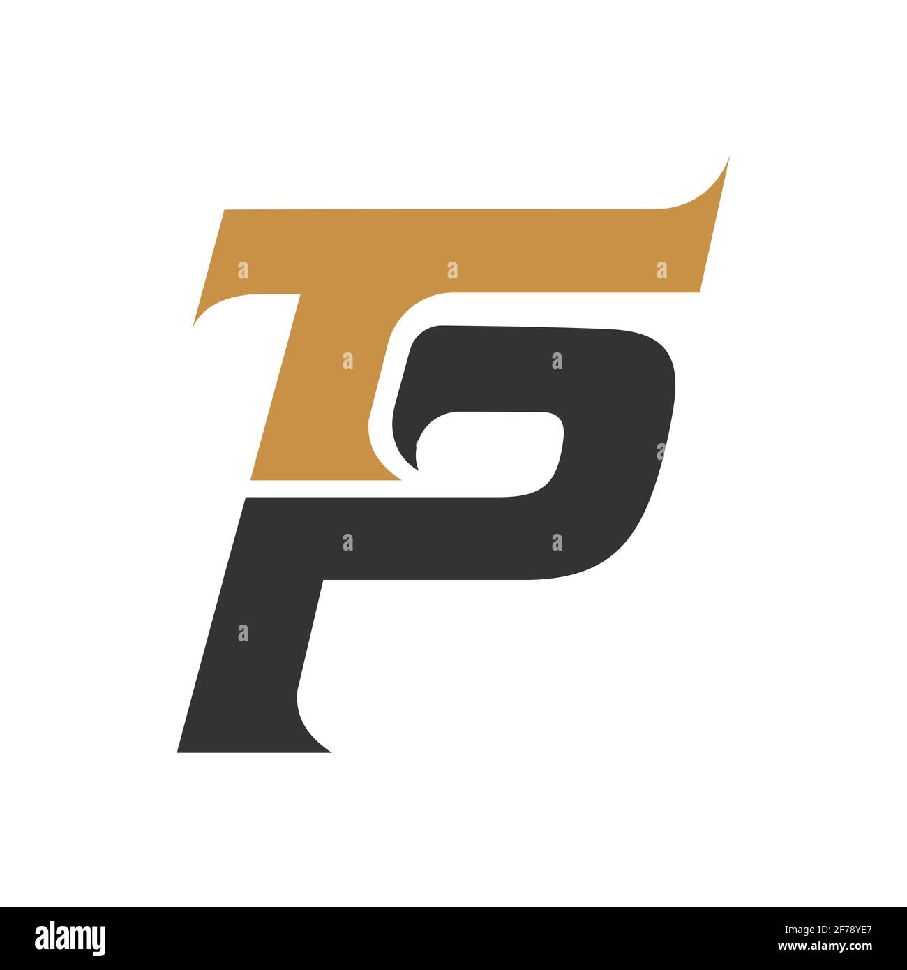 Initial tp letter logo vector template design. Creative abstract letter ...