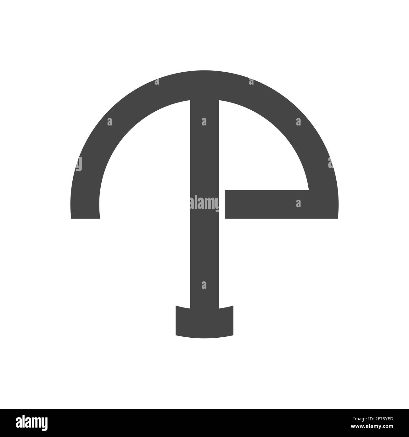 Initial tp letter logo vector template design. Creative abstract letter ...