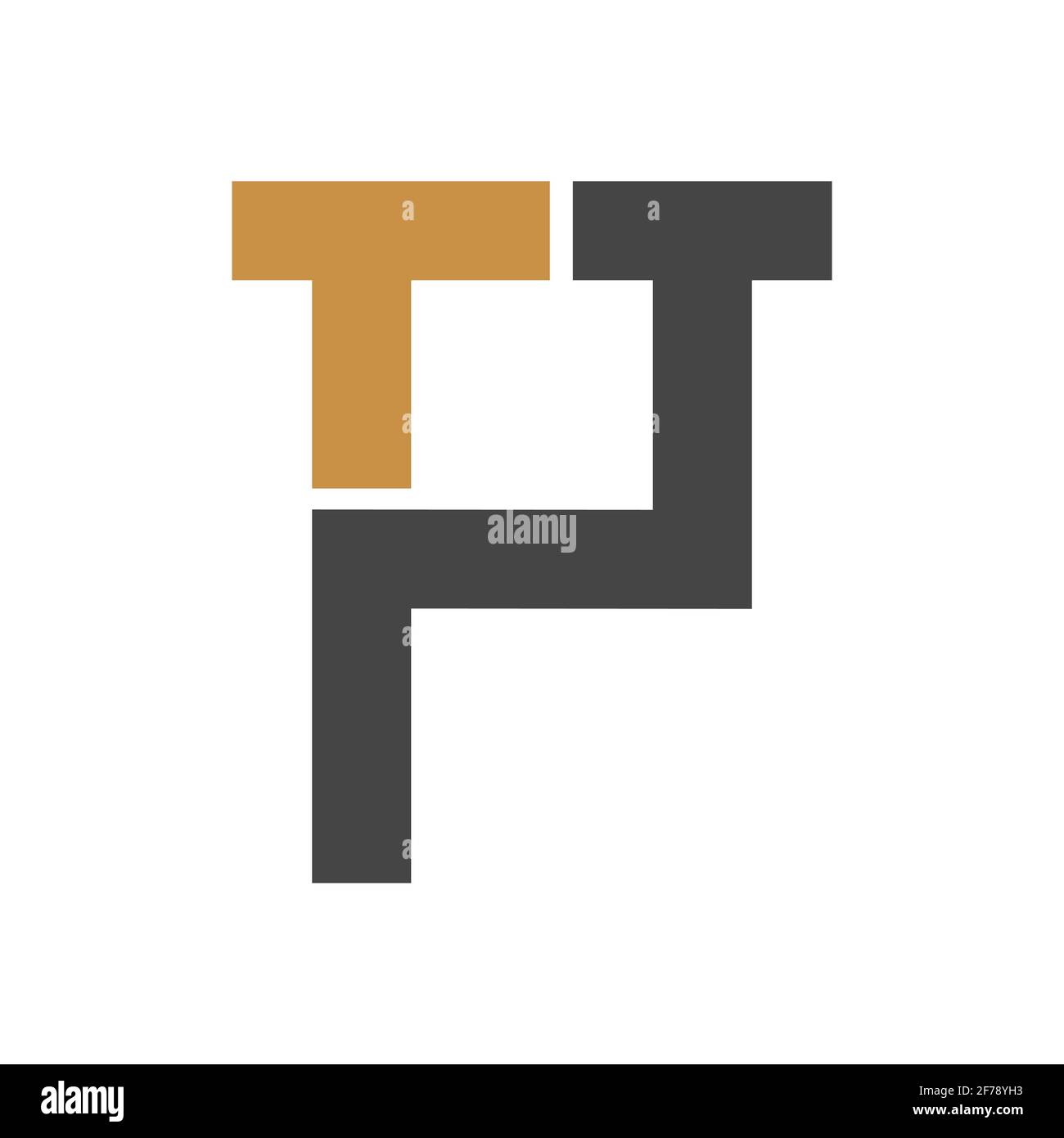 Initial tp letter logo vector template design. Creative abstract letter ...