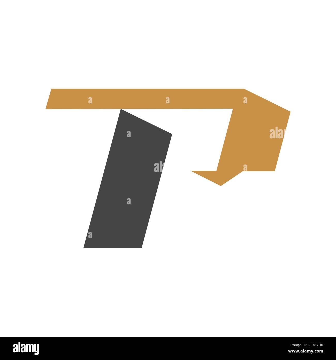 Initial tp letter logo vector template design. Creative abstract letter ...