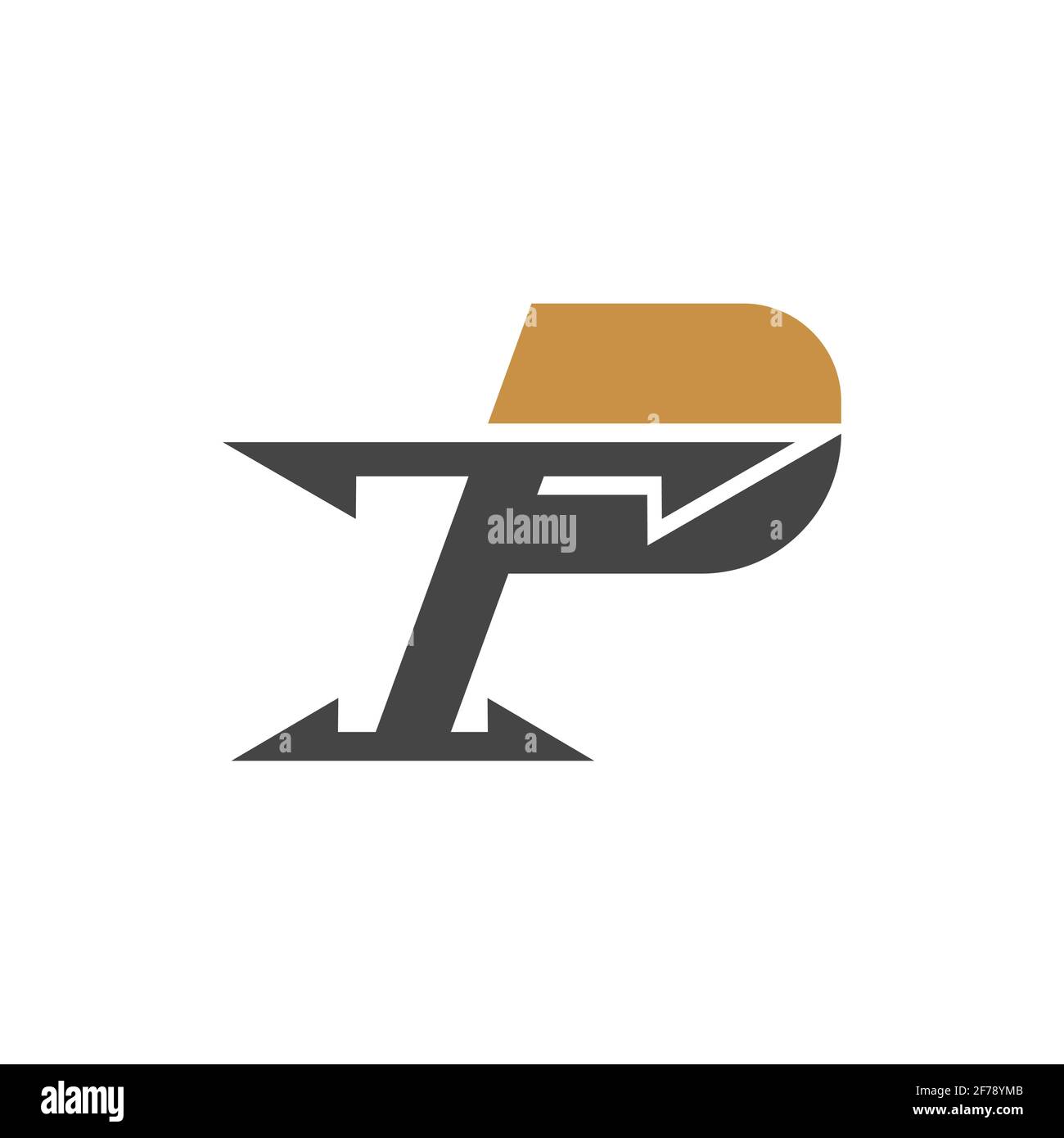 Initial tp letter logo vector template design. Creative abstract letter pt logo design. Linked ...