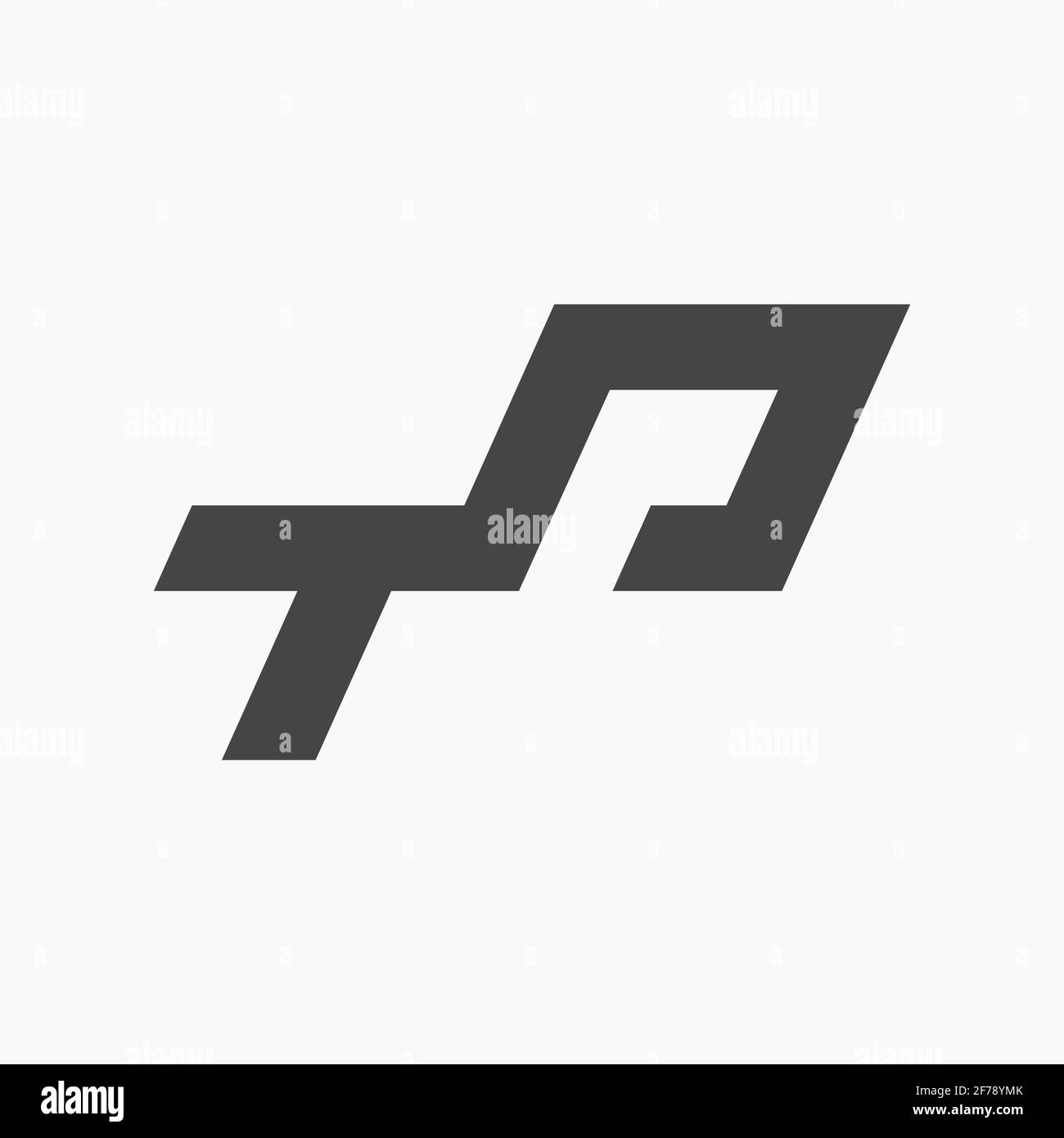 Initial tp letter logo vector template design. Creative abstract letter ...