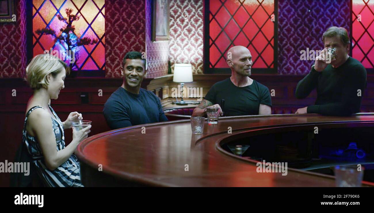 HOLLOW POINT, from left: JuJu Chan, Dilan Jay, Luke Goss, Michael Pare ...