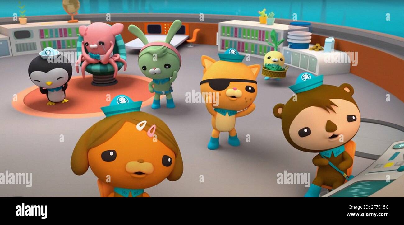 Octonauts The Ring Of Fire Clockwise From Top Left Peso Professor Inkles Tweak Kwazii
