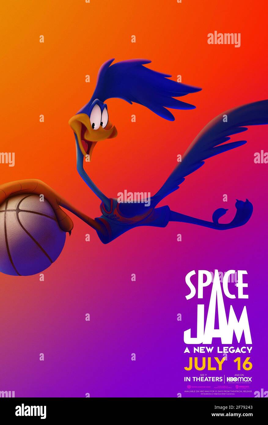 SPACE JAM: A NEW LEGACY, US character poster, Road Runner, 2021 ...