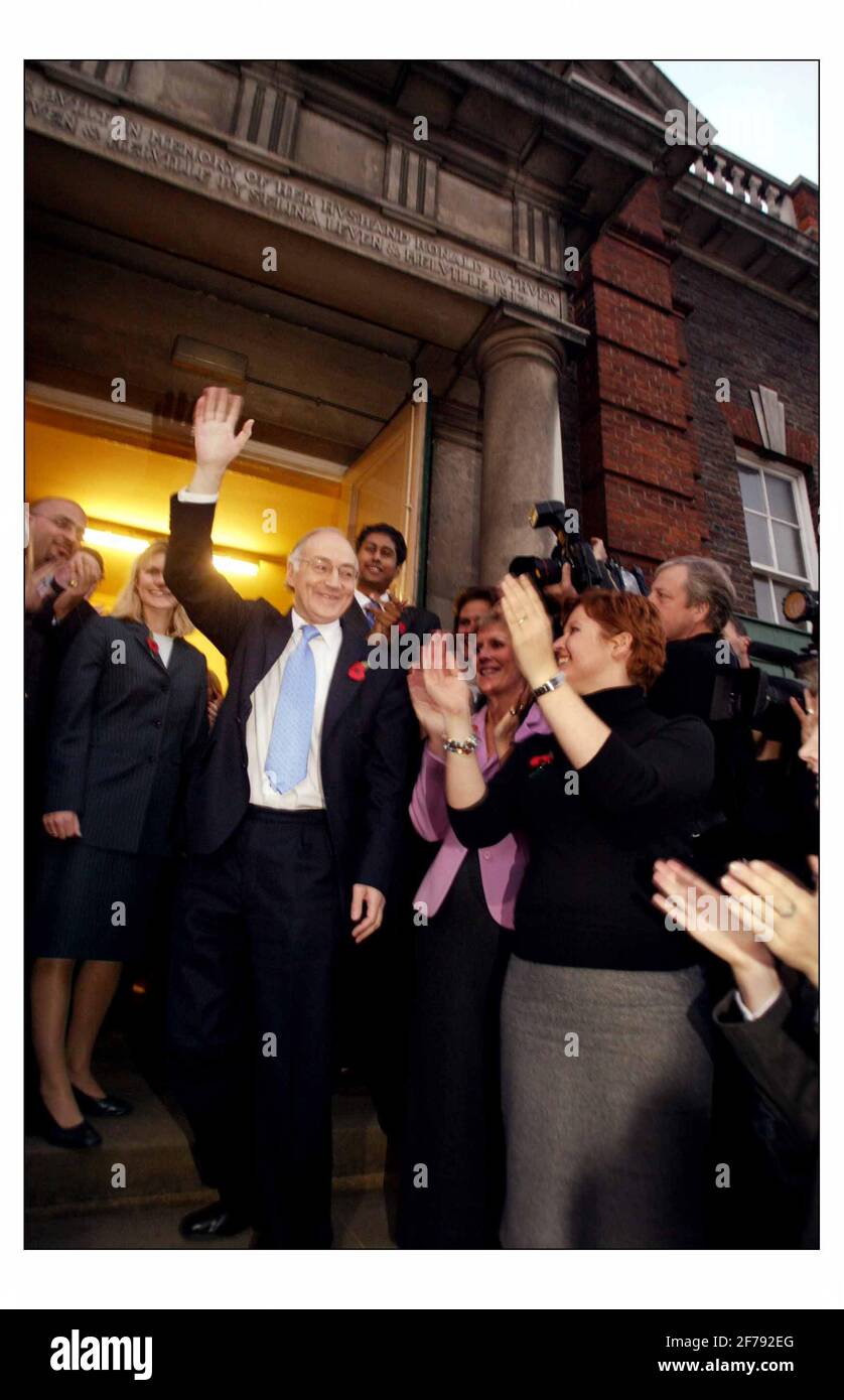 Michael Howard makes his first speech as leader of the Conservative ...