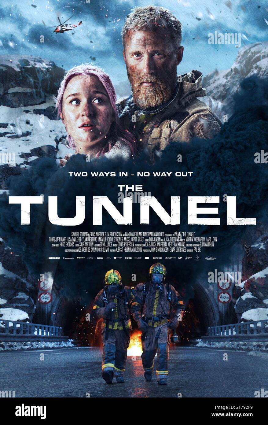 THE TUNNEL, (aka TUNNELEN), poster, top from left: Ylva Fuglerud ...