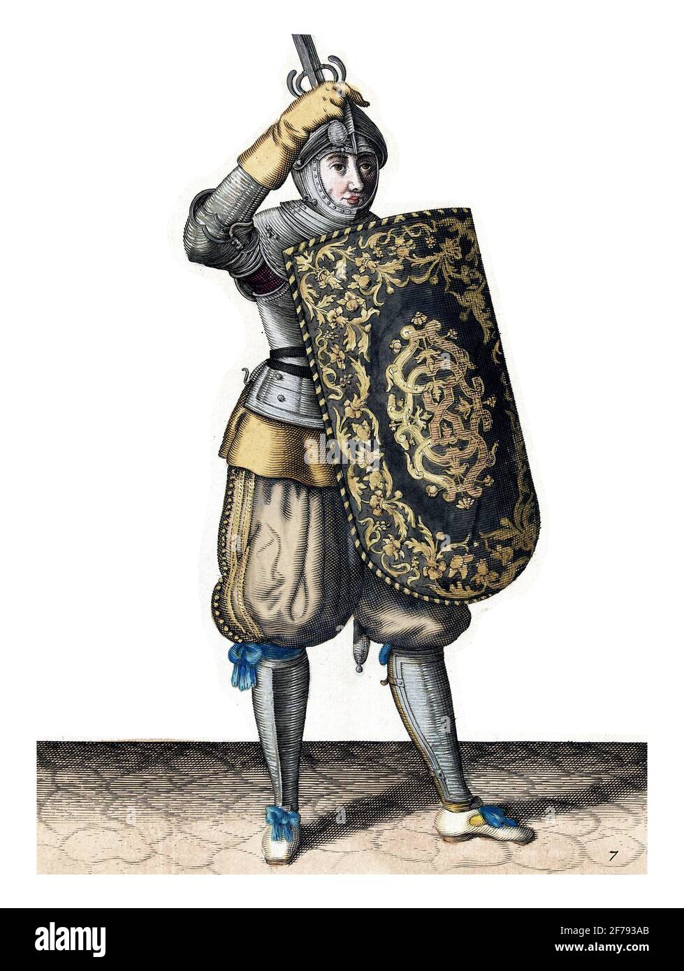 The exercise with the targe and rapier : how the soldier should close ...