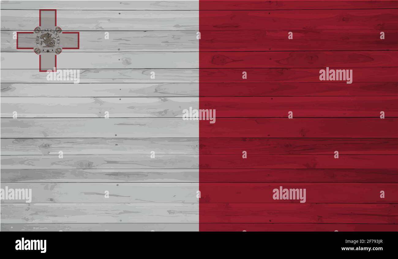 Malta flag waving grunge hi-res stock photography and images - Alamy