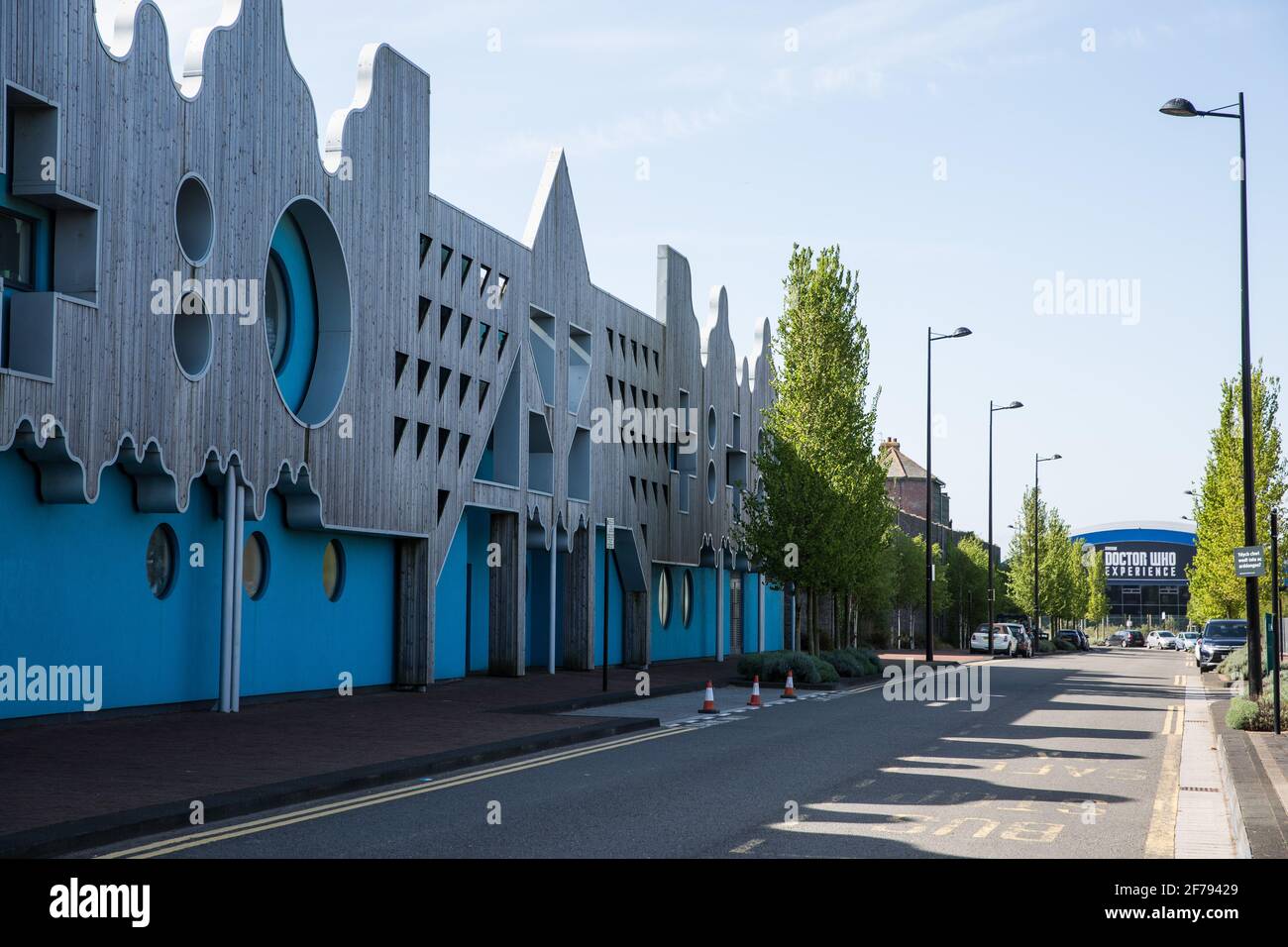 Cardiff, UK. 2nd May, 2017. The BBC’s Roath Lock Studios. Alongside the ...
