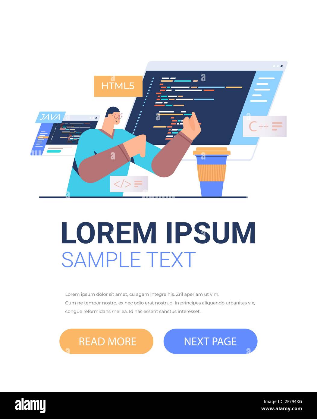 Programmer Writing Code For Computer App Engineering Software Coding Programming Languages