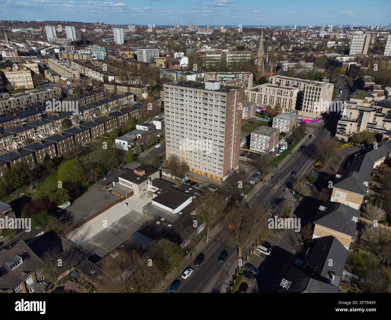 The regeneration of South Kilburn in Brent, London, England Stock Photo ...