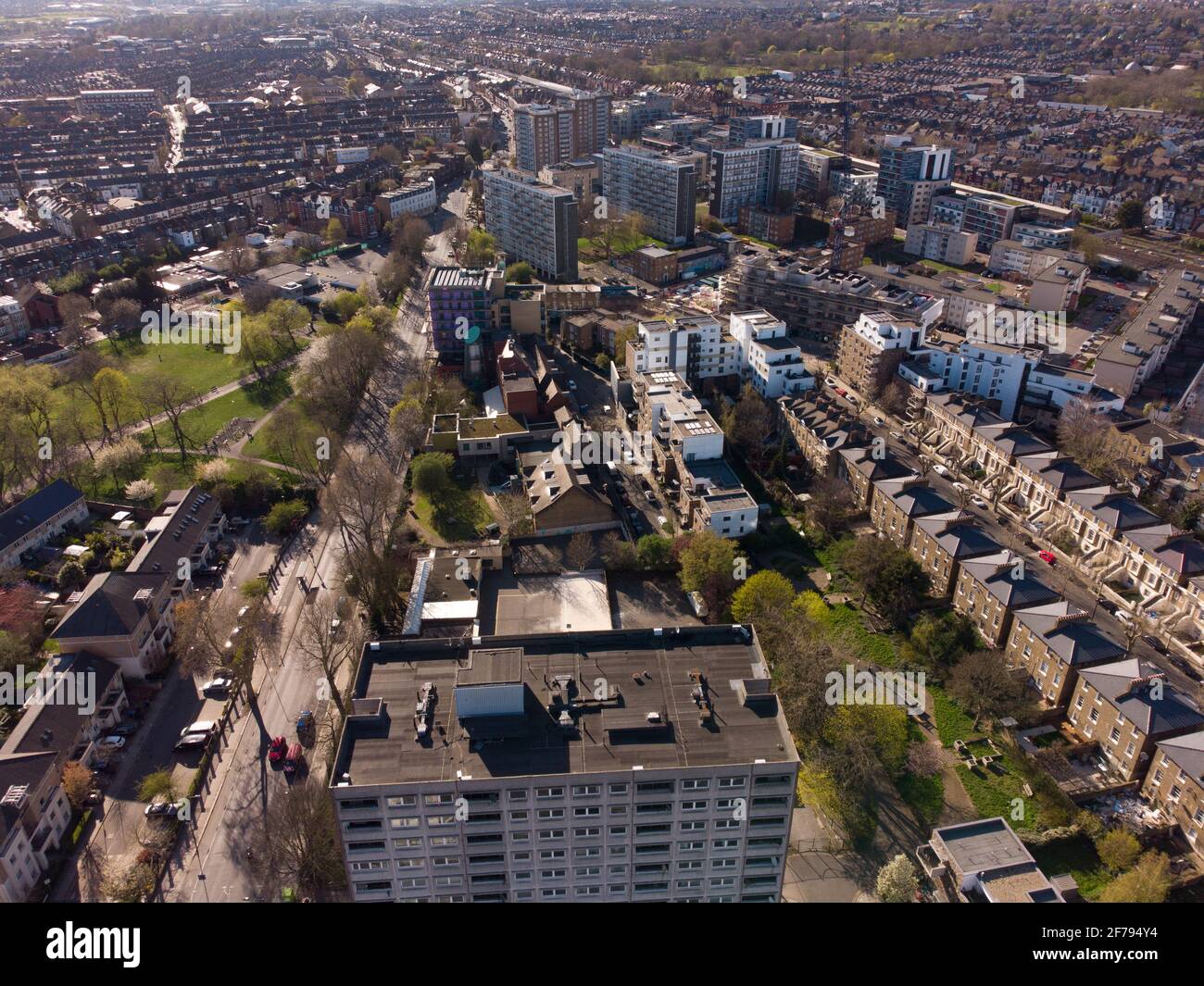The regeneration of South Kilburn in Brent, London, England Stock Photo ...