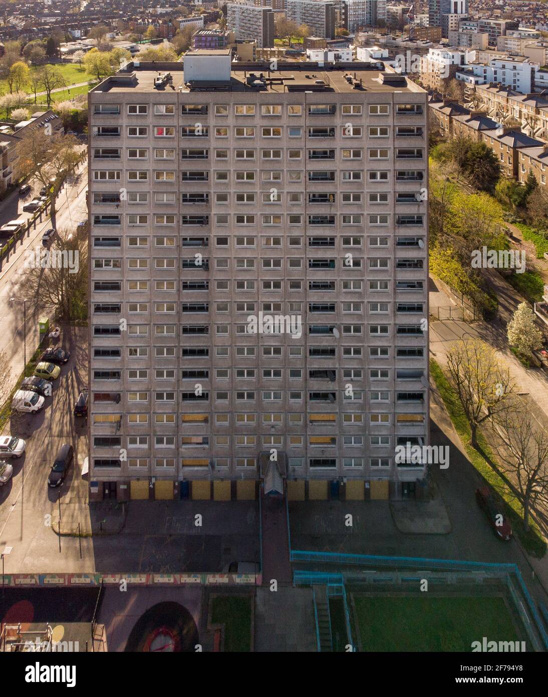 The regeneration of South Kilburn in Brent, London, England Stock Photo ...