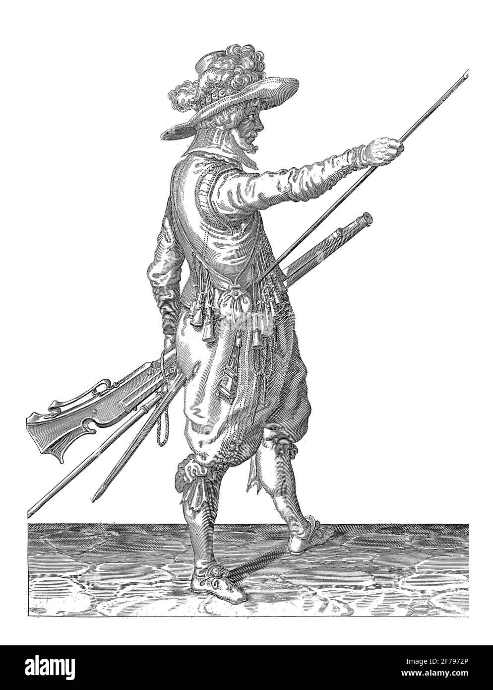 Vintage old musket hand gun Cut Out Stock Images & Pictures - Alamy