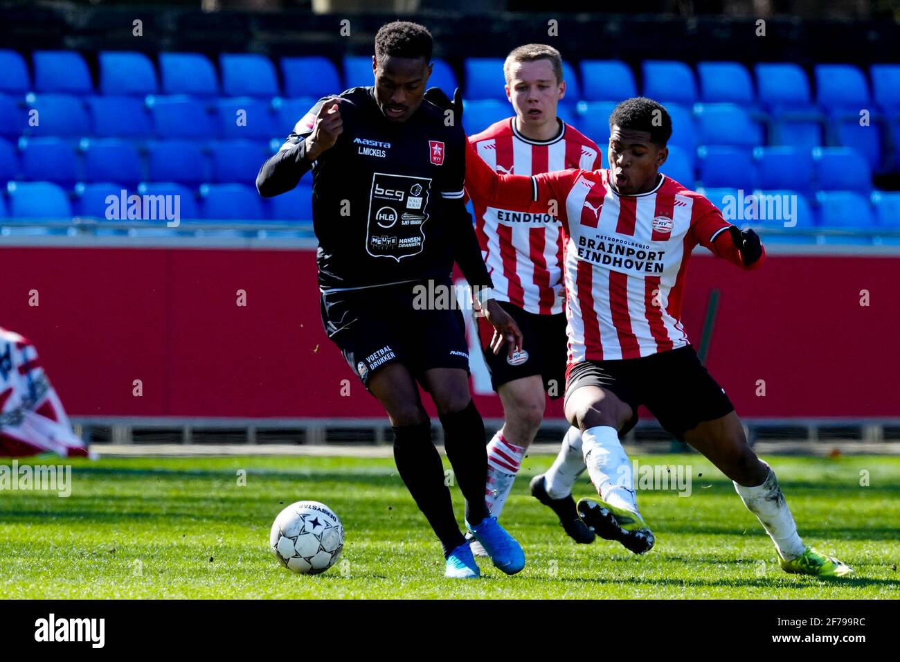 EINDHOVEN, NETHERLANDS - APRIL 5: Joy Lance Mickels of MVV Maastricht ...