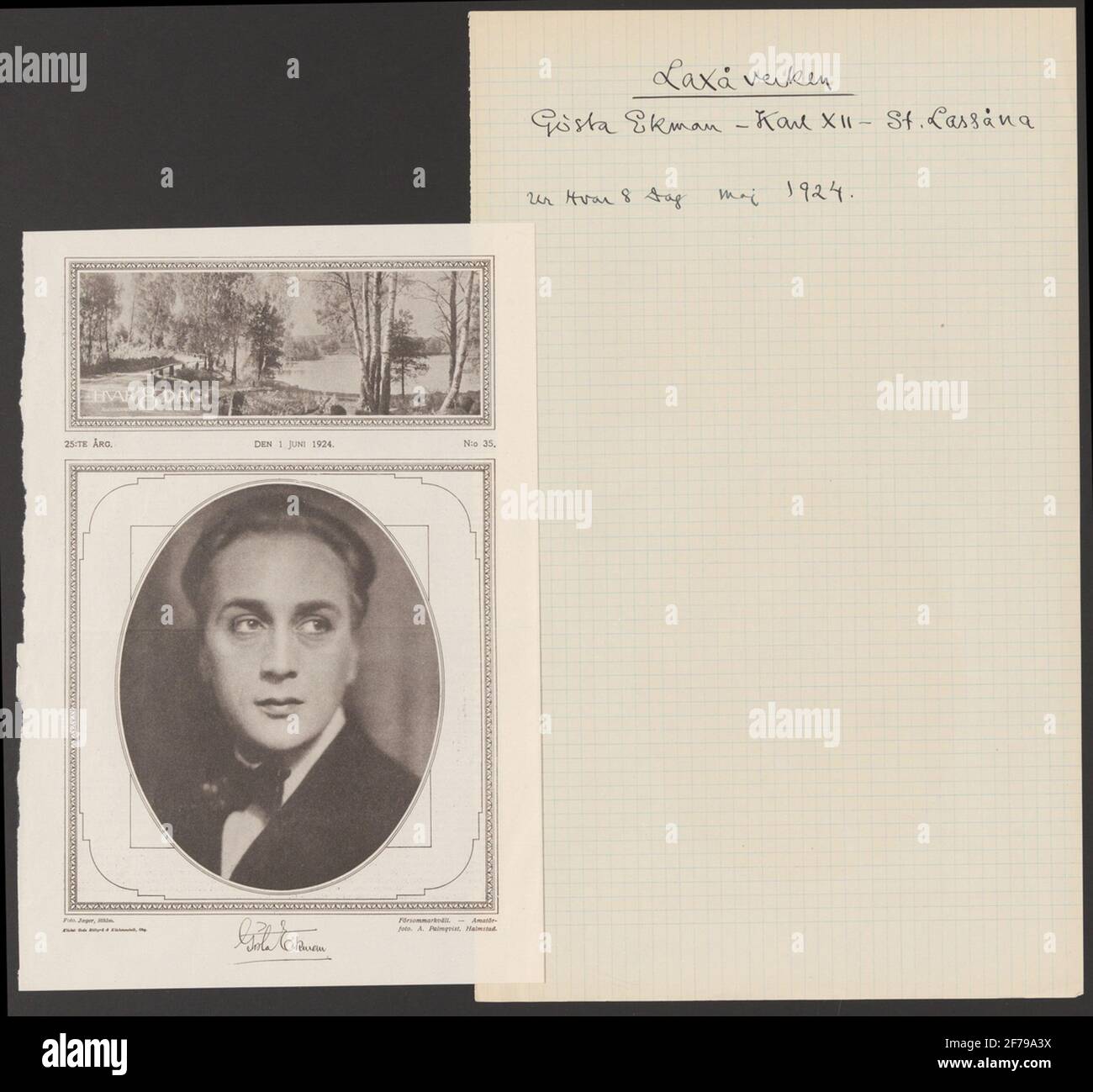 Salmon Stocks.Laxå Brukskensology.ur Carl Sahlin's mountain history ...