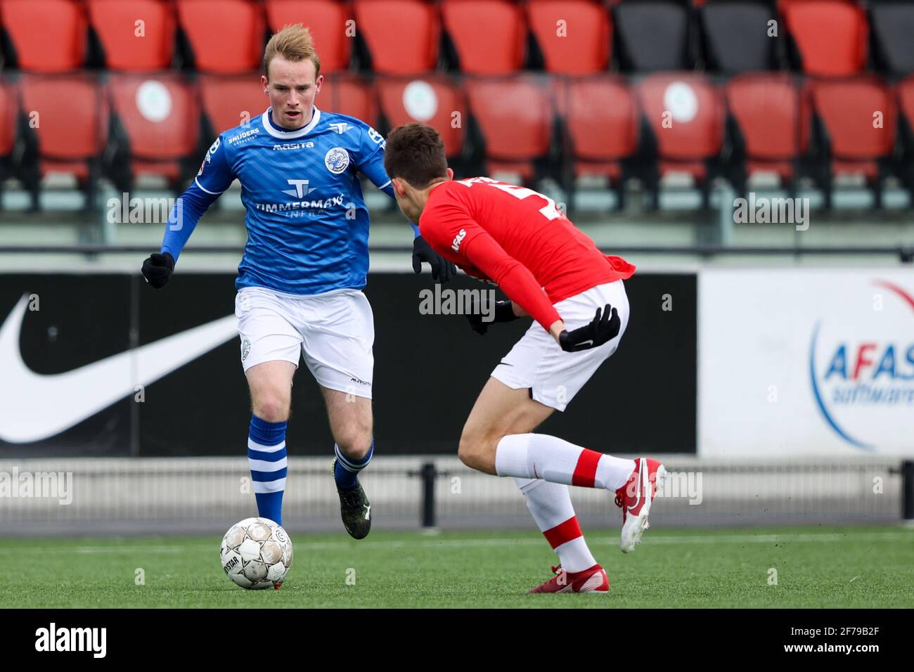 WIJDEWORMER, NETHERLANDS - APRIL 5: Romano Postema of FC Den Bosch ...