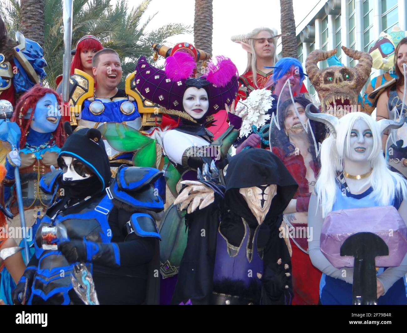 BlizzCon 2013 Cosplay Contest Group Picture Stock Photo - Alamy
