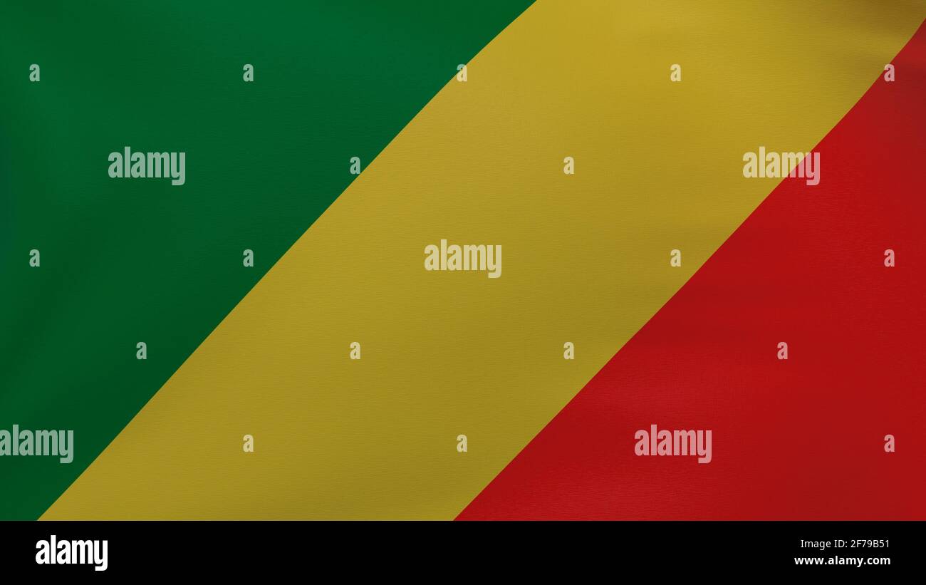 Congo flag background. National flag of Congo texture Stock Photo - Alamy