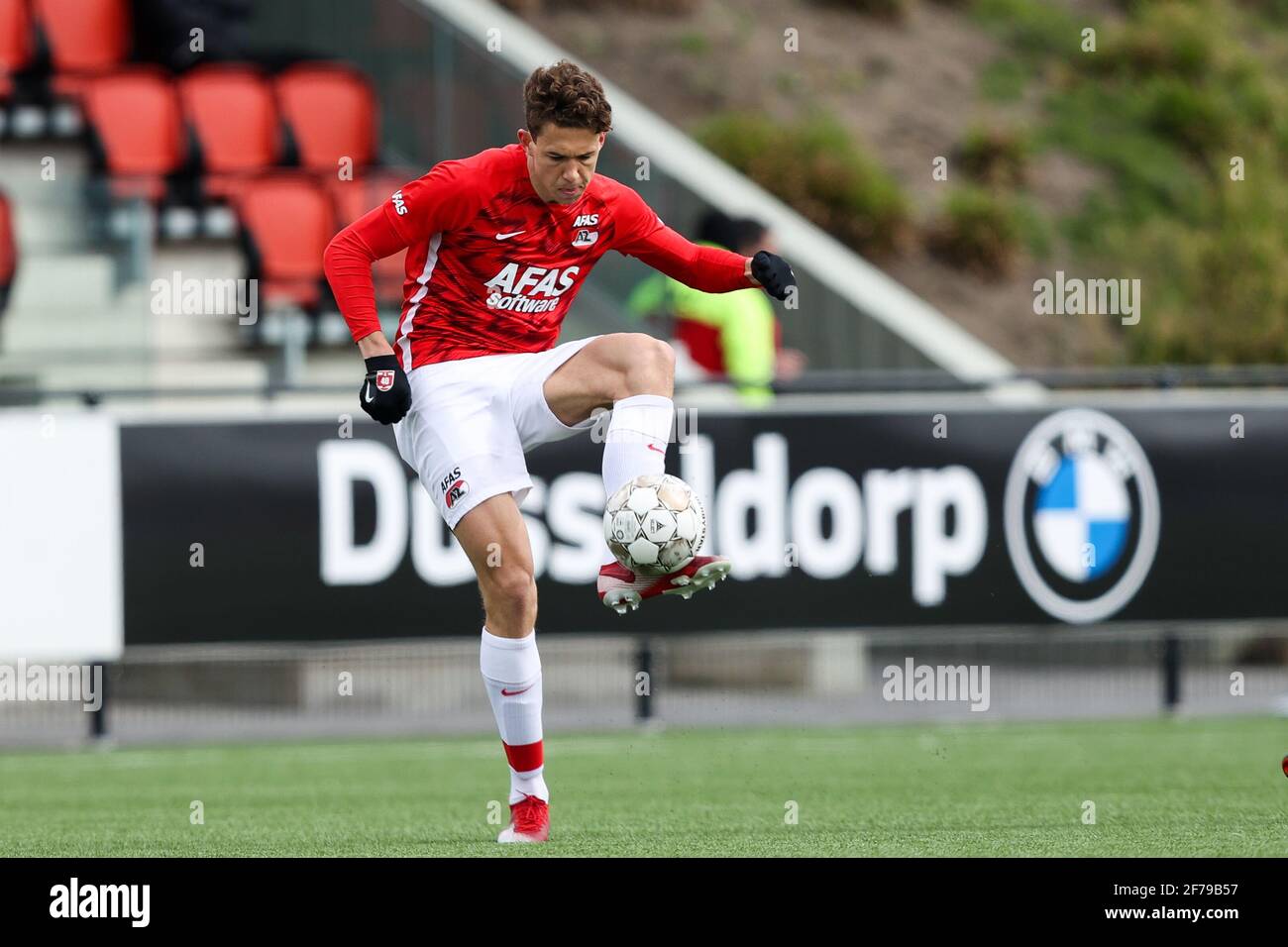 WIJDEWORMER, NETHERLANDS - APRIL 5: Maxim Gullit of AZ U23 during the ...