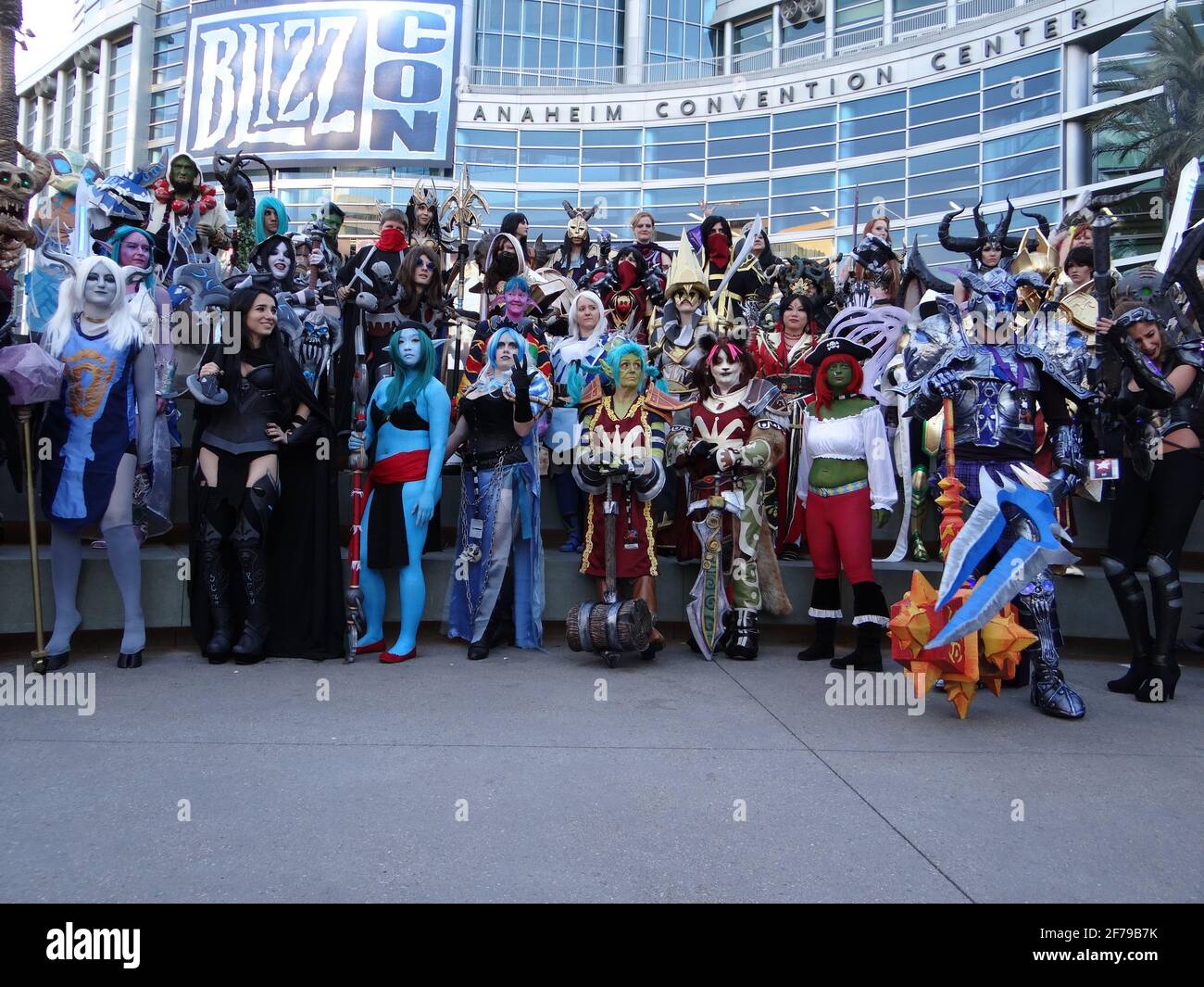 BlizzCon 2013 Cosplay Contest Group Picture Stock Photo - Alamy