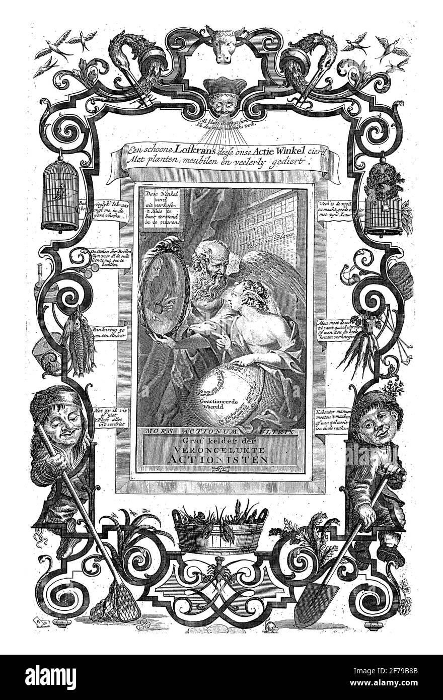 Father time holds Black and White Stock Photos & Images - Alamy