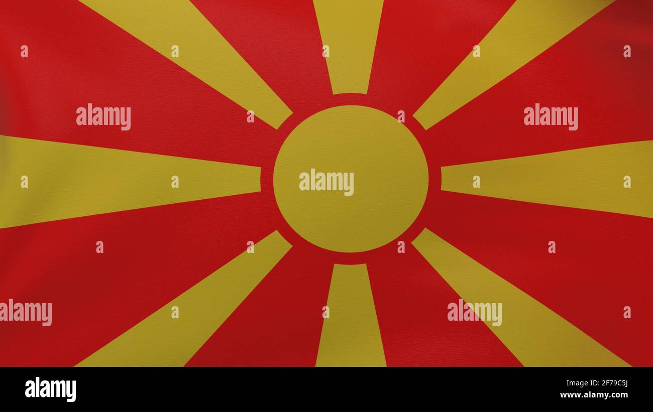 Macedonia flag background. National flag of Macedonia texture Stock ...
