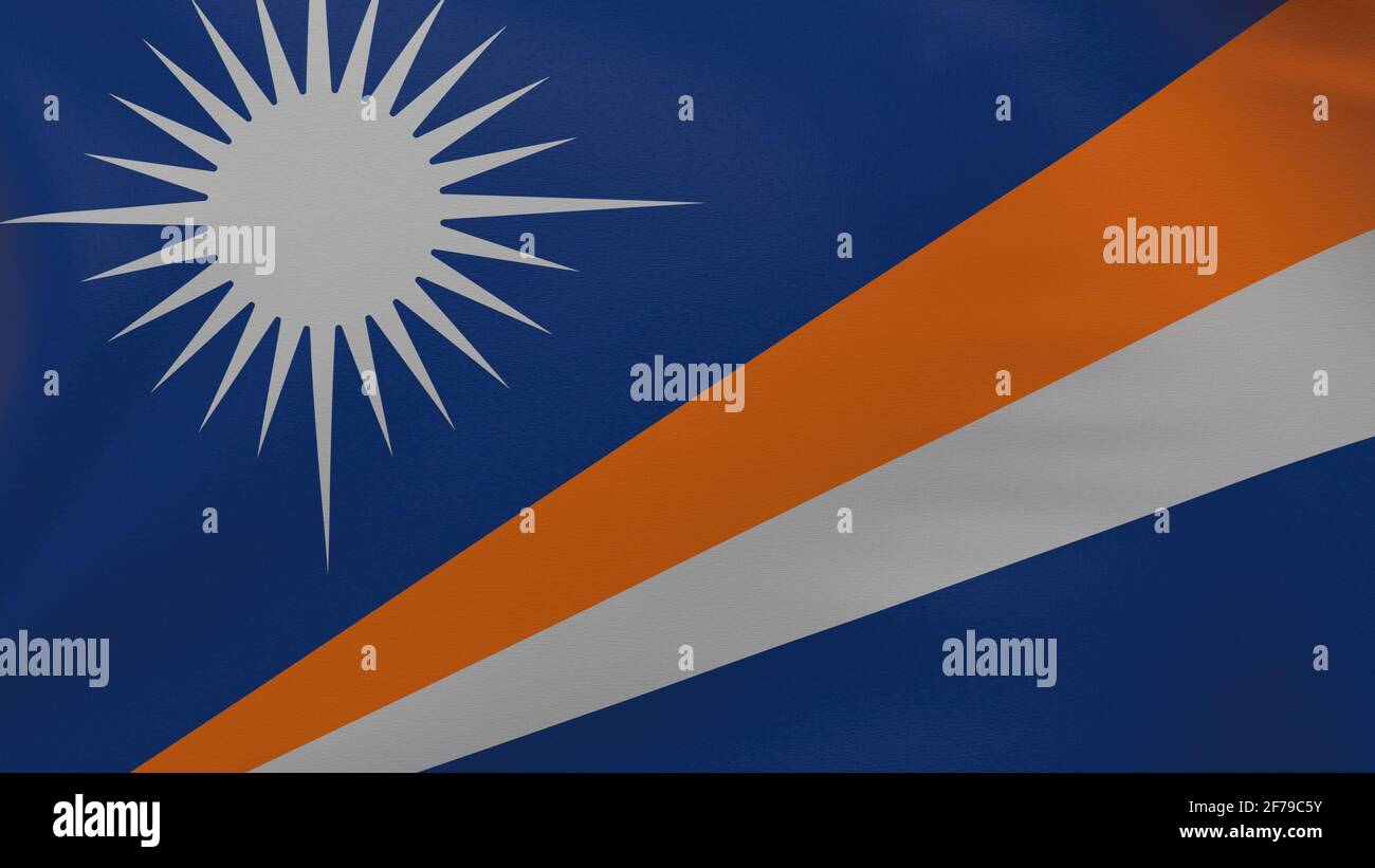 Marshall Islands flag background. National flag of Marshall Islands ...