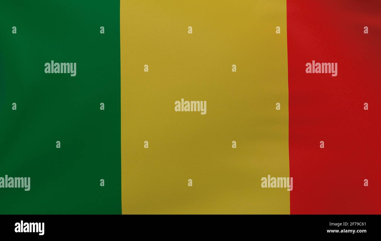 Mali flag background. National flag of Mali texture Stock Photo - Alamy