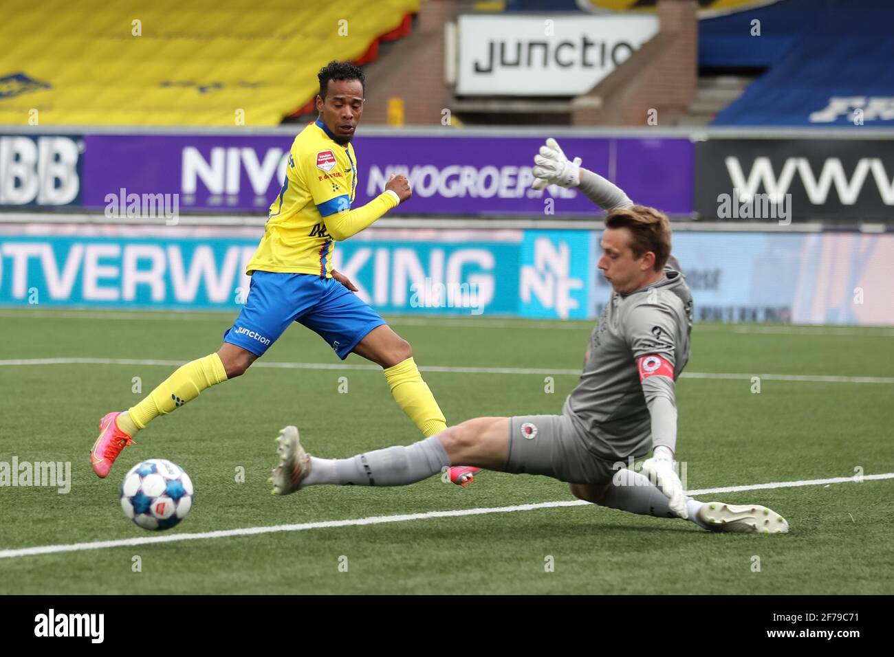 LEEUWARDEN, NETHERLANDS - APRIL 5: Jarchinio Antonia of SC Cambuur ...