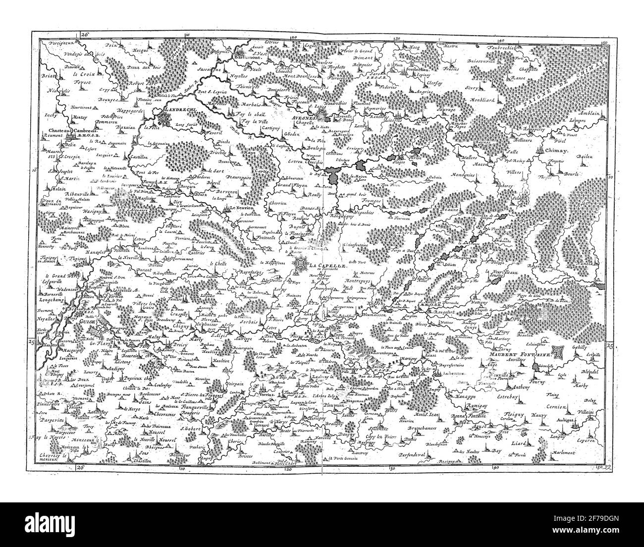 Map northern france