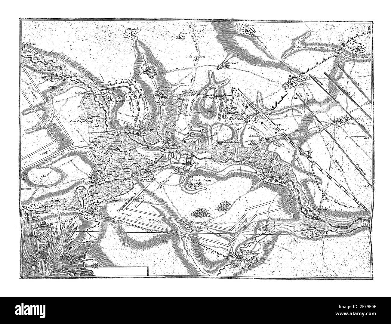 Map of bouchain hi-res stock photography and images - Alamy