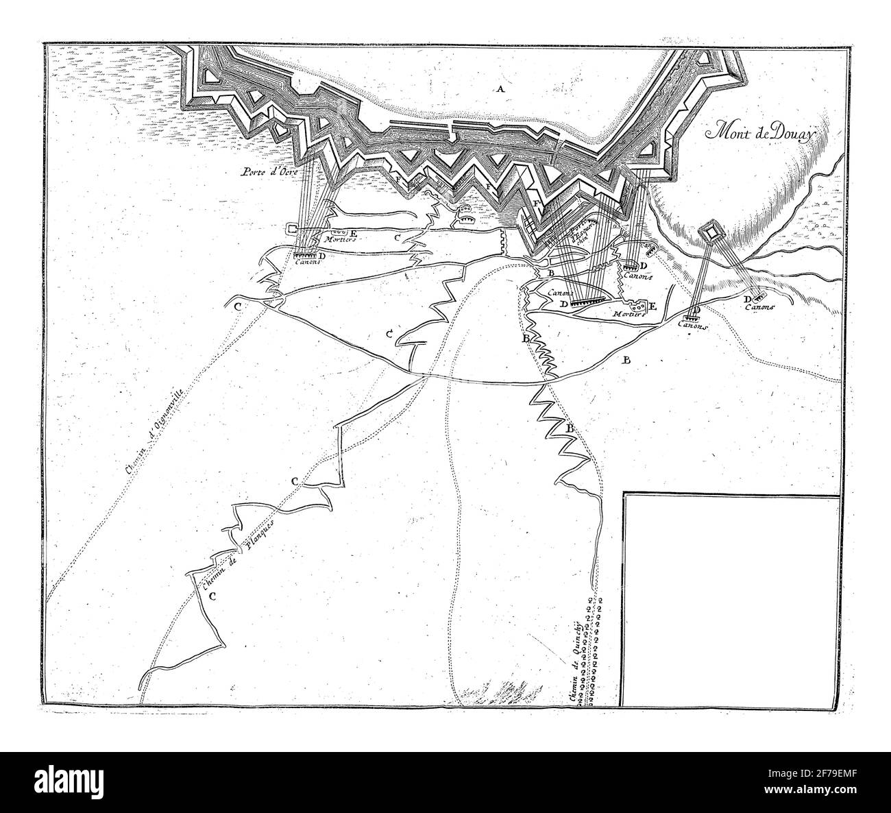 Map of douai hi-res stock photography and images - Alamy