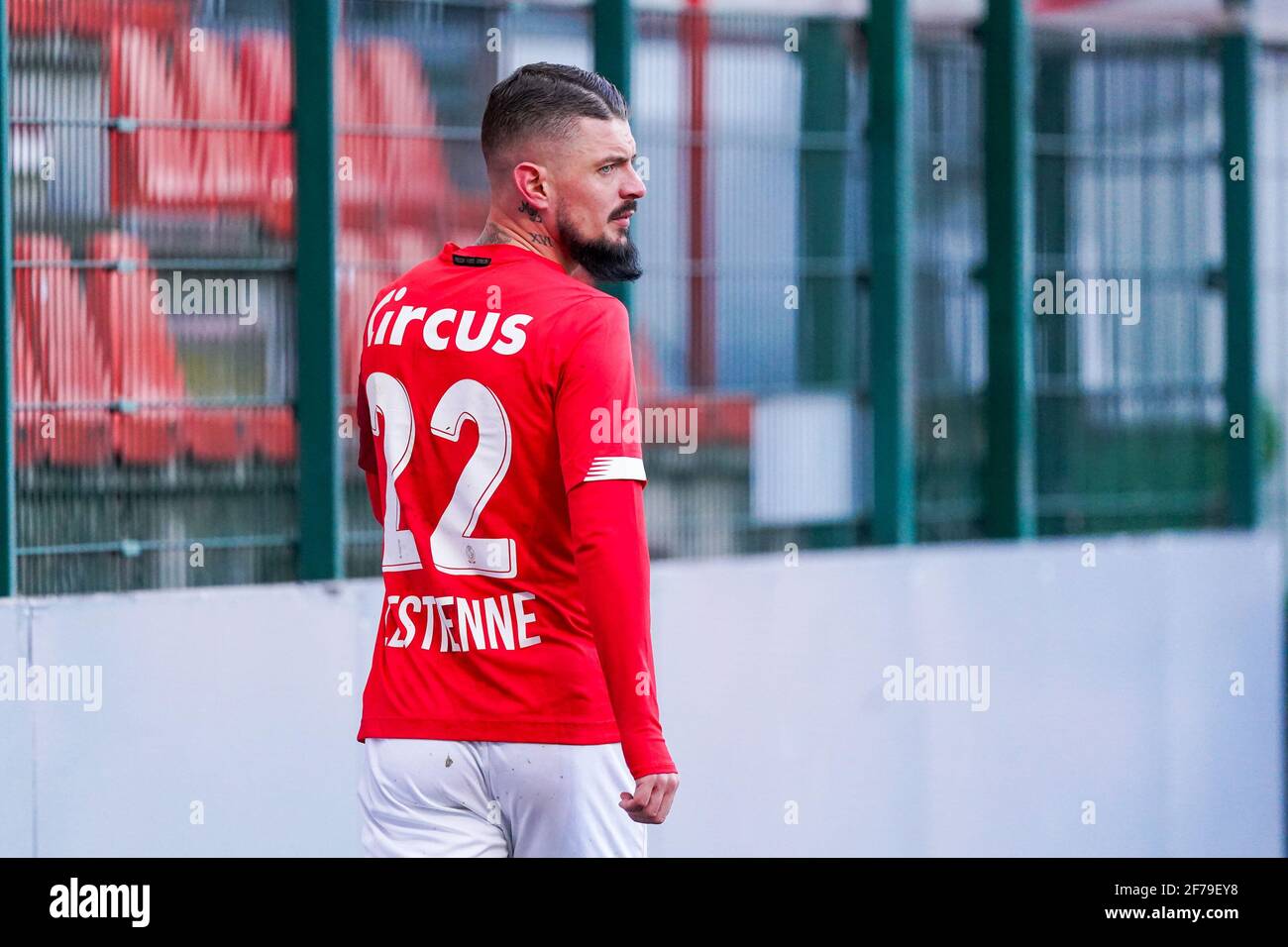 LUIK, BELGIUM - APRIL 4: Maxime Lestienne of Standard de Liege during the Jupiler Pro League ...