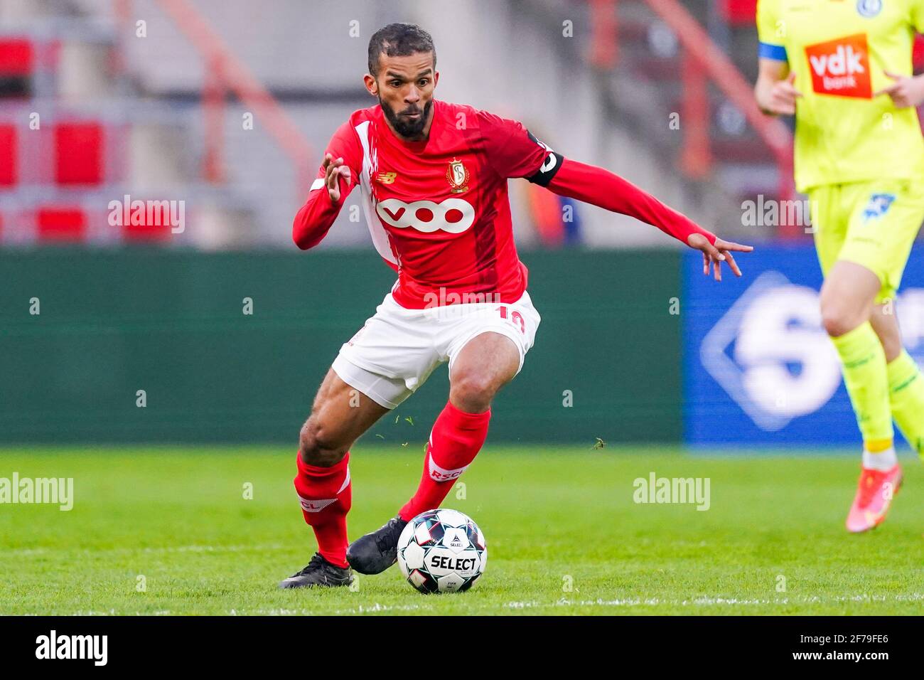 LUIK, BELGIUM - APRIL 4: Mehdi Carcela-Gonzalez of Standard de Liege ...