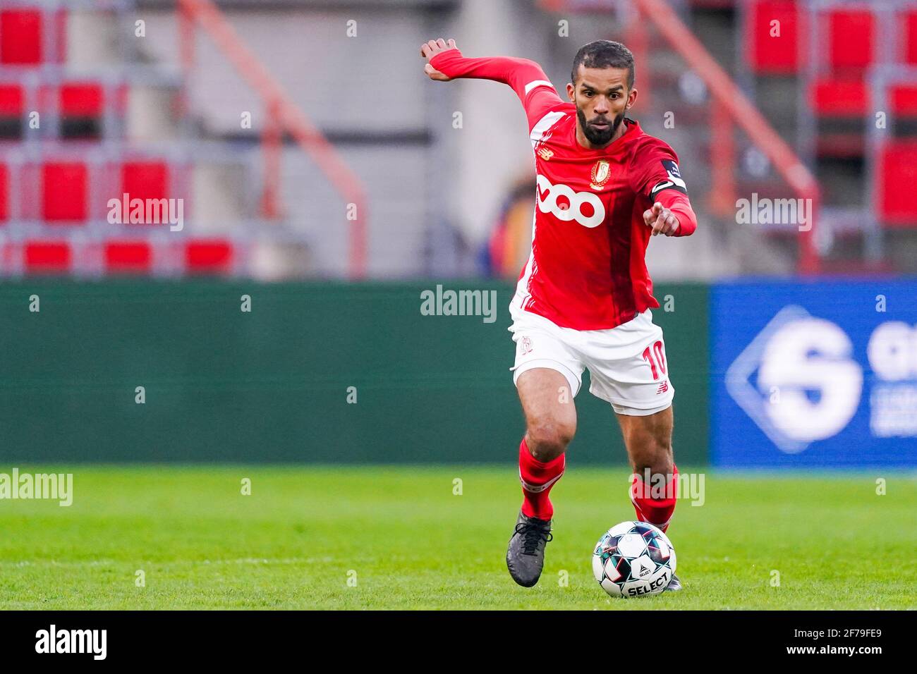 LUIK, BELGIUM - APRIL 4: Mehdi Carcela-Gonzalez of Standard de Liege ...