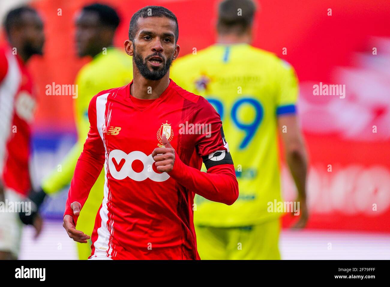 LUIK, BELGIUM - APRIL 4: Mehdi Carcela-Gonzalez of Standard de Liege ...