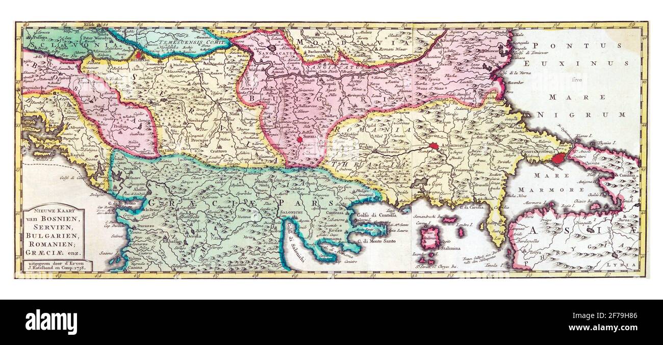 Balkans map vector hi-res stock photography and images - Alamy