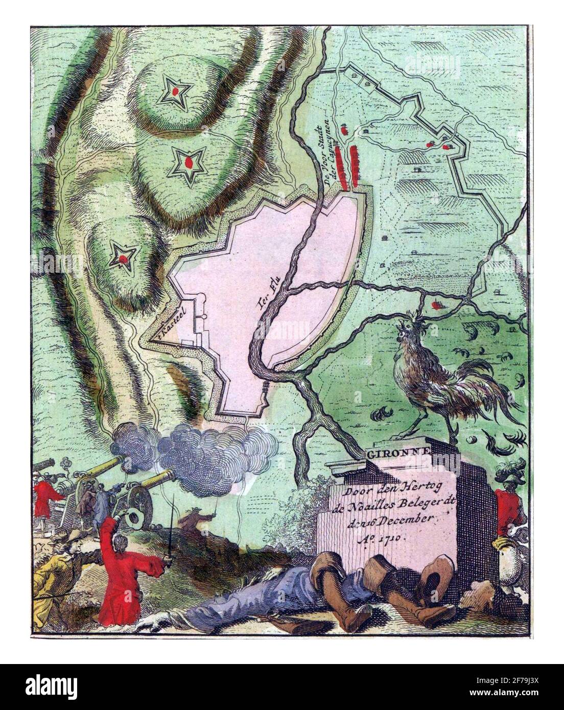 Spanish historical map Cut Out Stock Images & Pictures - Alamy