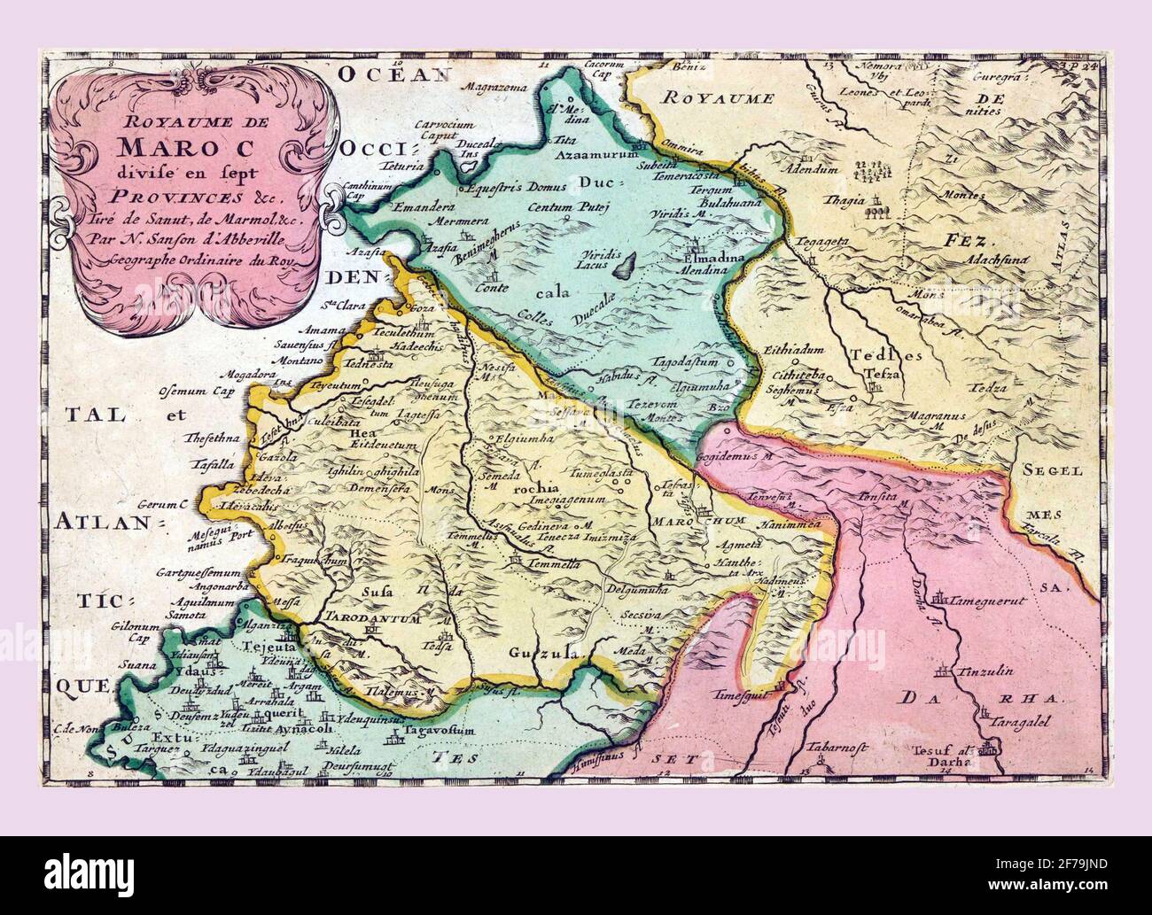 Map of Morocco, vintage engraving Stock Photo - Alamy