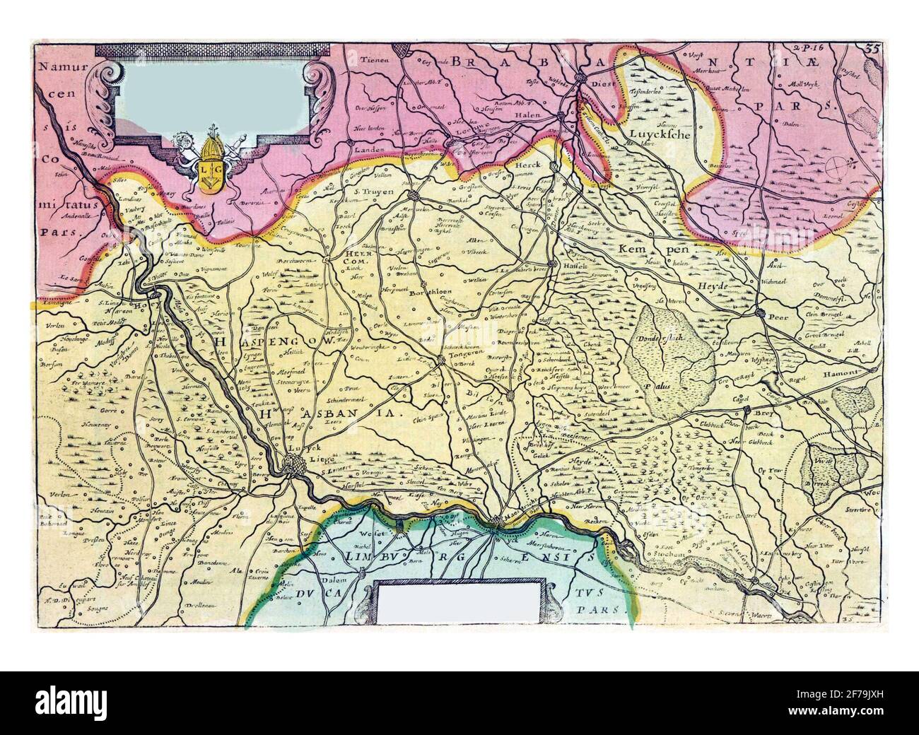 Liege area map hi-res stock photography and images - Alamy