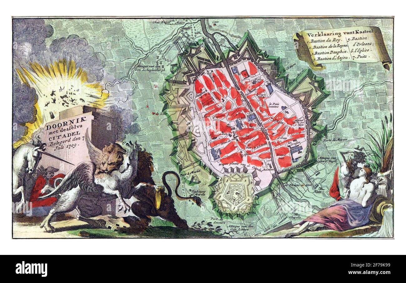 Tournai area map hi-res stock photography and images - Alamy