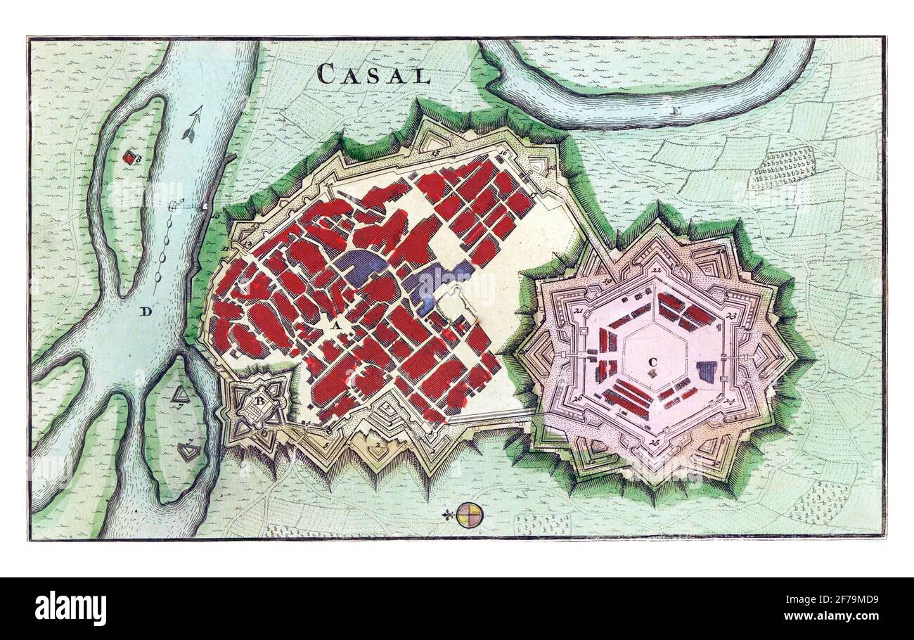 Map of casale monferrato hi-res stock photography and images - Alamy