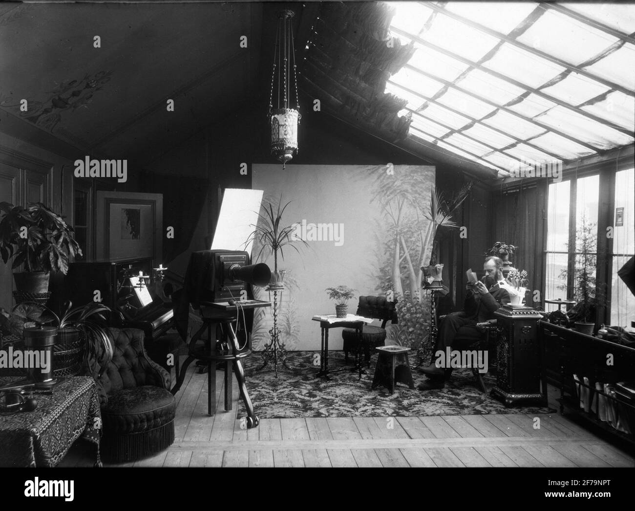 Diapositive, photography of Thorvald Gehrman's home and studio in ...